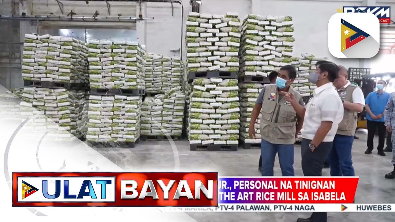 PBBM, personal na tinignan ang kapabilidad ng state of the art rice ...
