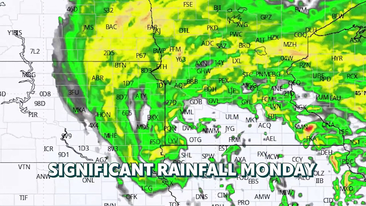 Significant rainfall on the way Monday, snow arriving midweek - video ...