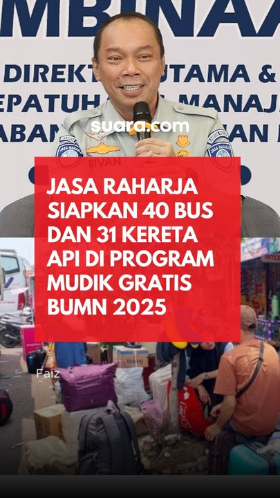Jasa Raharja Siapkan 40 Bus dan 31 Rangkaian Kereta Api di Program Mudik Gratis BUMN 2025 ...