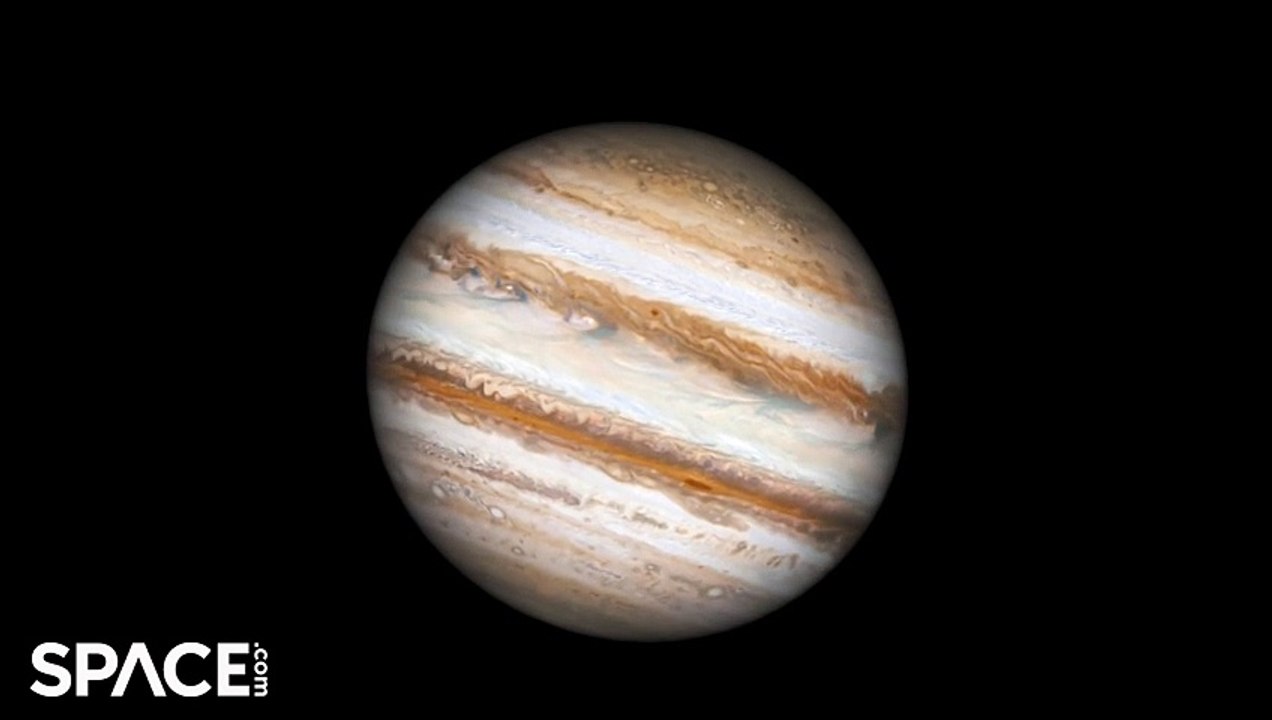 Watch How: Jupiter Spins In Animated Hubble Space Telescope ...