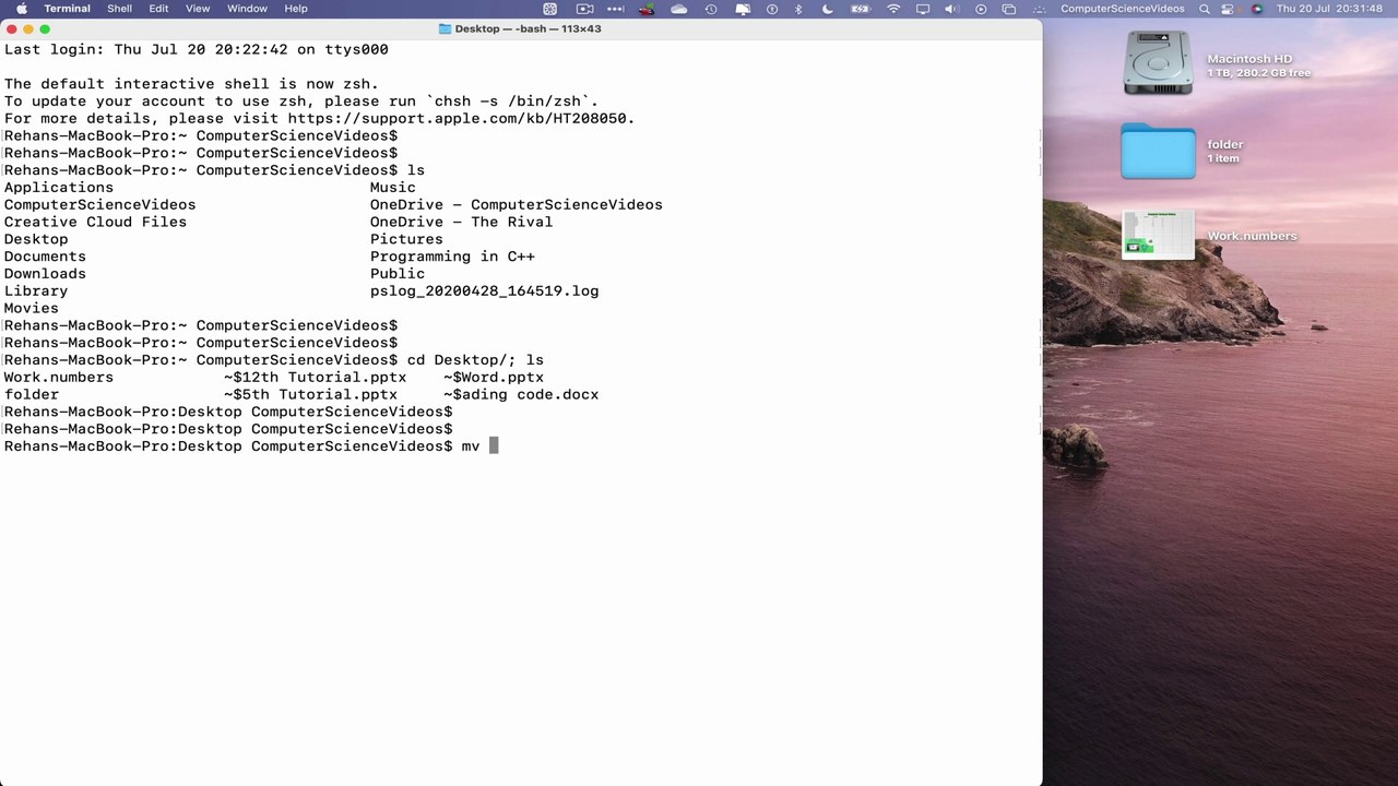 Use this TERMINAL COMMAND to Migrate Your Folder Using a Mac - Basic Tutorial | New - video ...