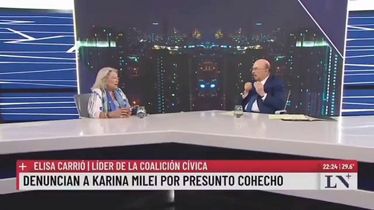 Lilita Carrió: "Karina es la cajera de Milei" - Vídeo Dailymotion