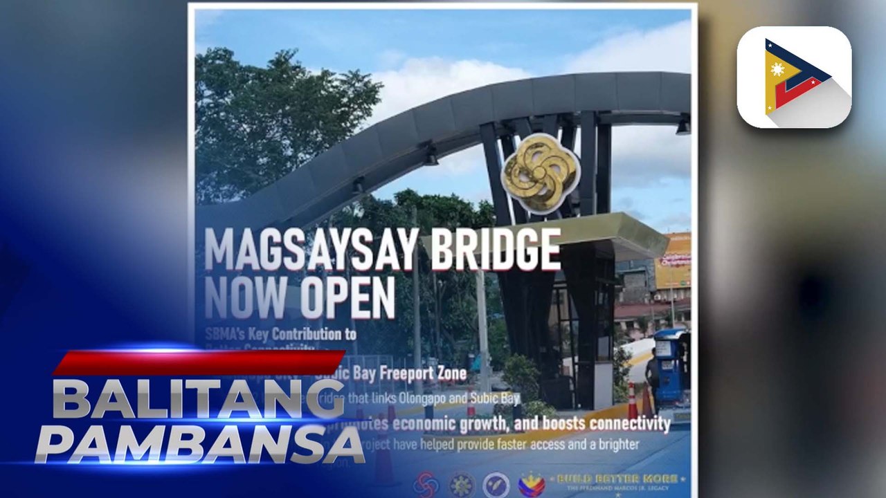 Magsaysay Bridge na nag-uugnay sa Olongapo City at Subic Bay Freeport ...