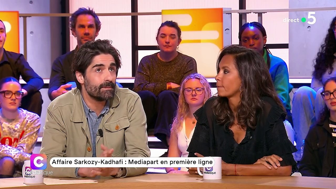 Karine Le Marchand et Fabrice Arfi dans "C médiatique" sur France 5 ce ...