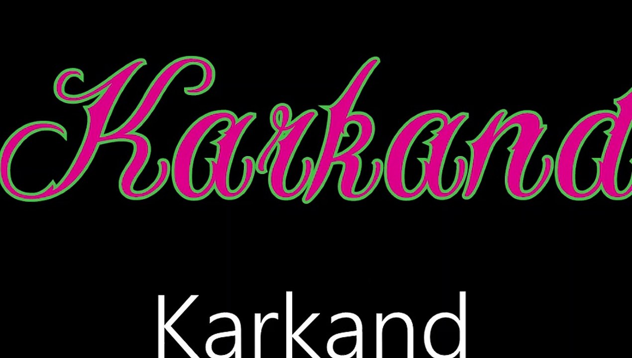 Karkand ¦ Karkand (official audio) - video Dailymotion