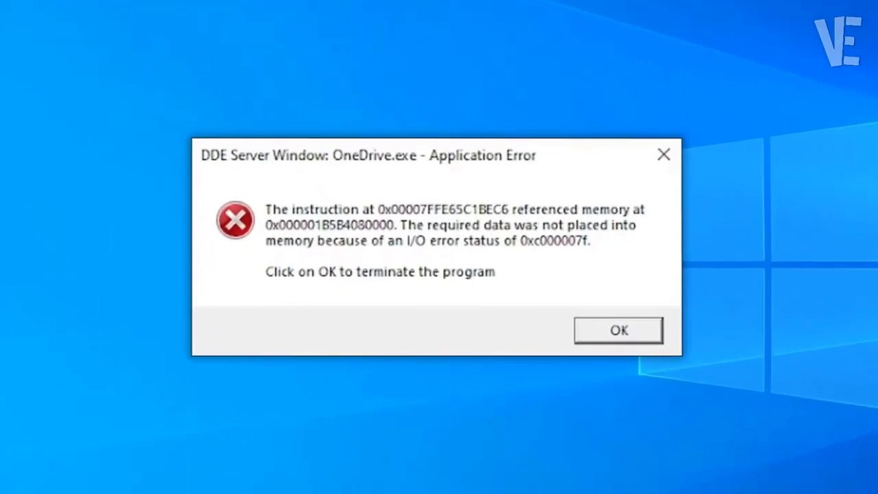 Solved - dde server window onedrive exe application error on Windows 10/11 - video Dailymotion