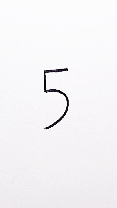 How to draw number 5 from bird - video Dailymotion