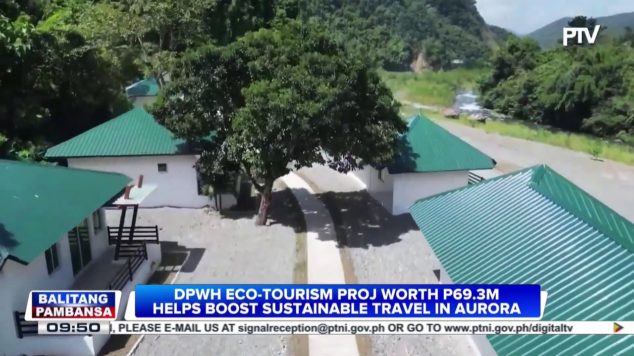 DPWH eco-tourism project worth P69.3-M helps boost sustainable travel in Aurora - video Dailymotion