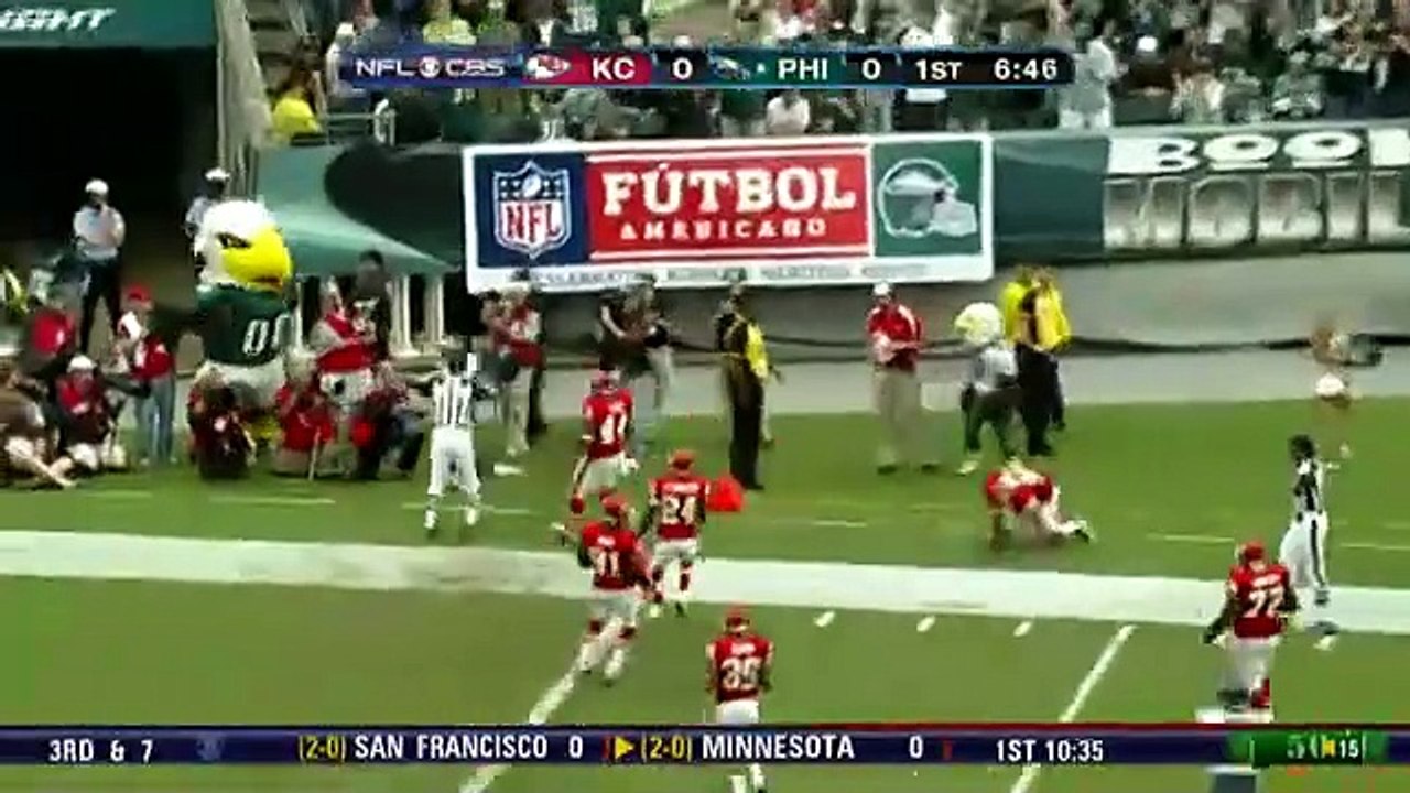 NFL 2009 - Chiefs @ Eagles - Week 3 - video Dailymotion