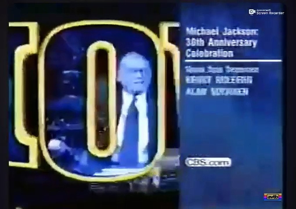 Michael Jackson's 30th Anniversary Celebration CBS Split Screen Credits ...