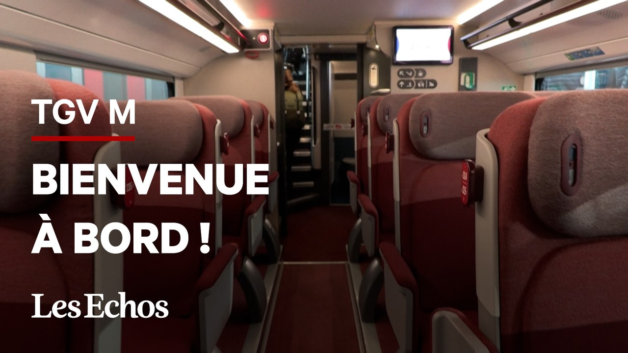 Bienvenue à bord : voici l'intérieur des nouveaux TGV de la SNCF - Vidéo Dailymotion