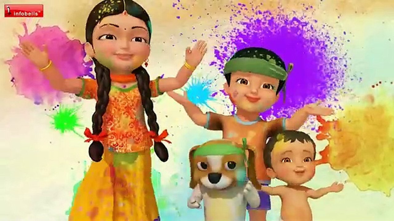 Rangbirangi_Holi_Song___Hindi_Rhymes_for_Children___Infobells(360p ...