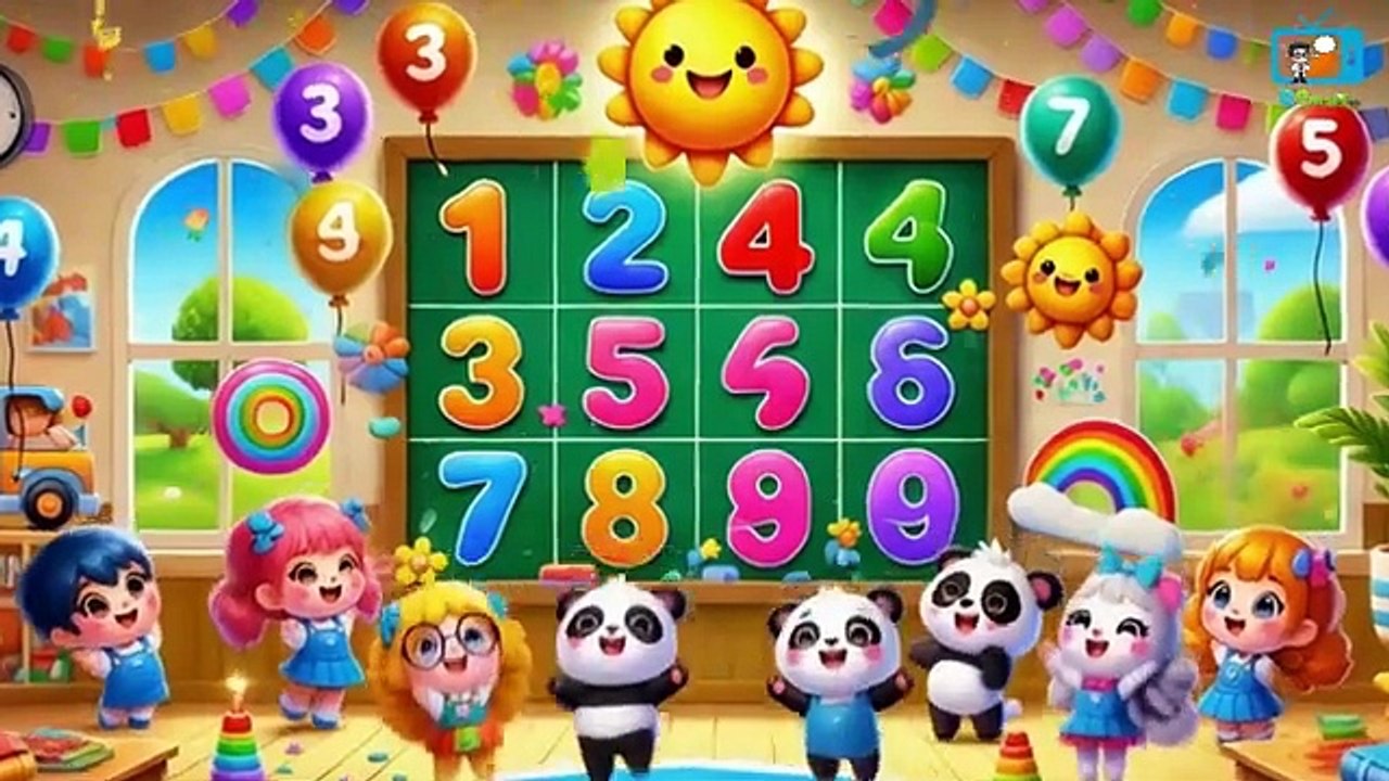 123 Song for Kids | Learn Counting & Numbers | Count to 10 | Fun ...