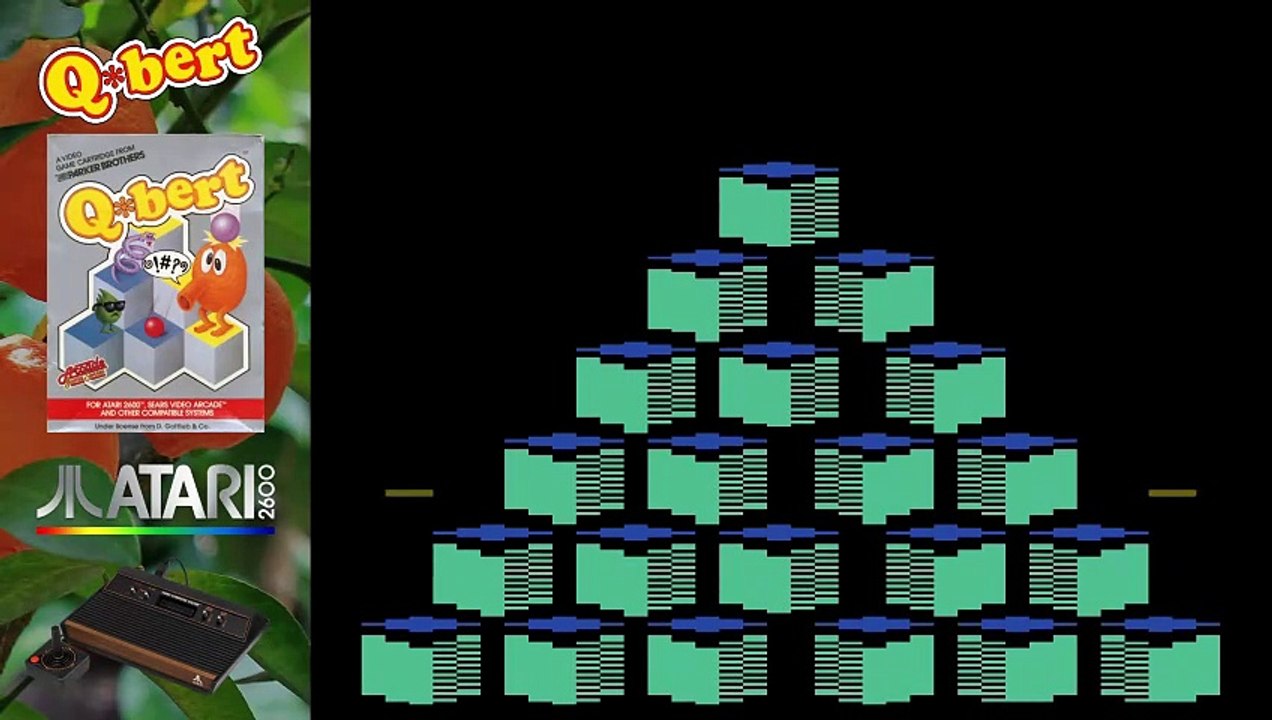 Q*bert (Atari 2600) - video Dailymotion
