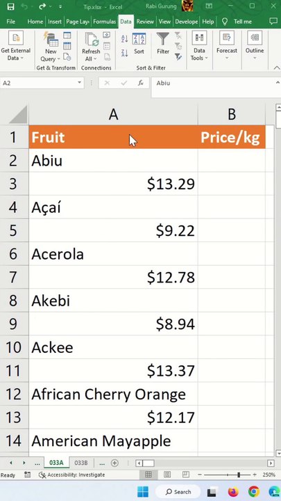Unstack Data from one Column to Multiple Columns - Clean Up Mixed Case Text - Excel Tips and ...