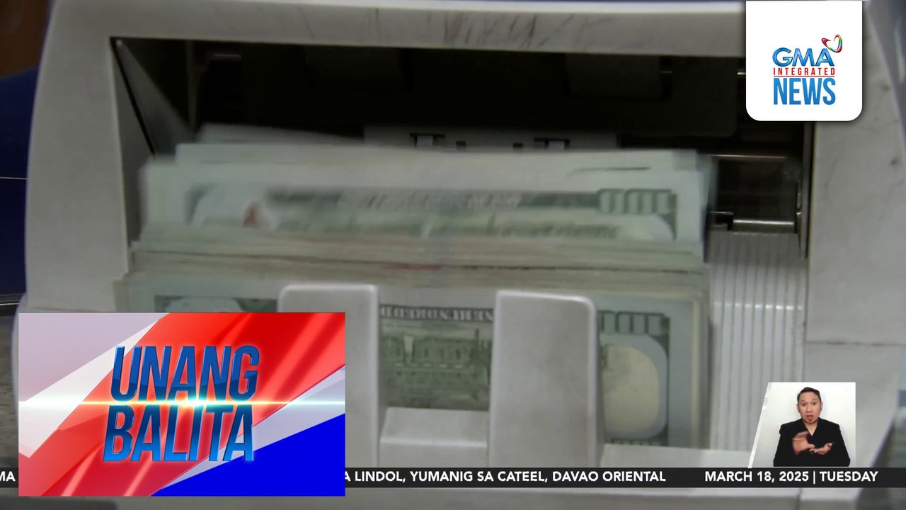 BSP – Cash remittances noong Enero 2025, bumaba | Unang Balita - video ...