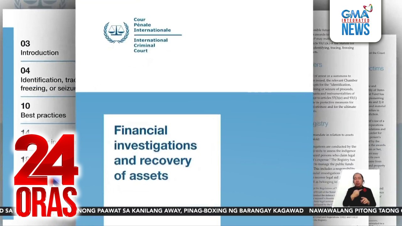 ICC, puwedeng i-freeze ang ari-arian ng nililitis habang gumugulong ang ...