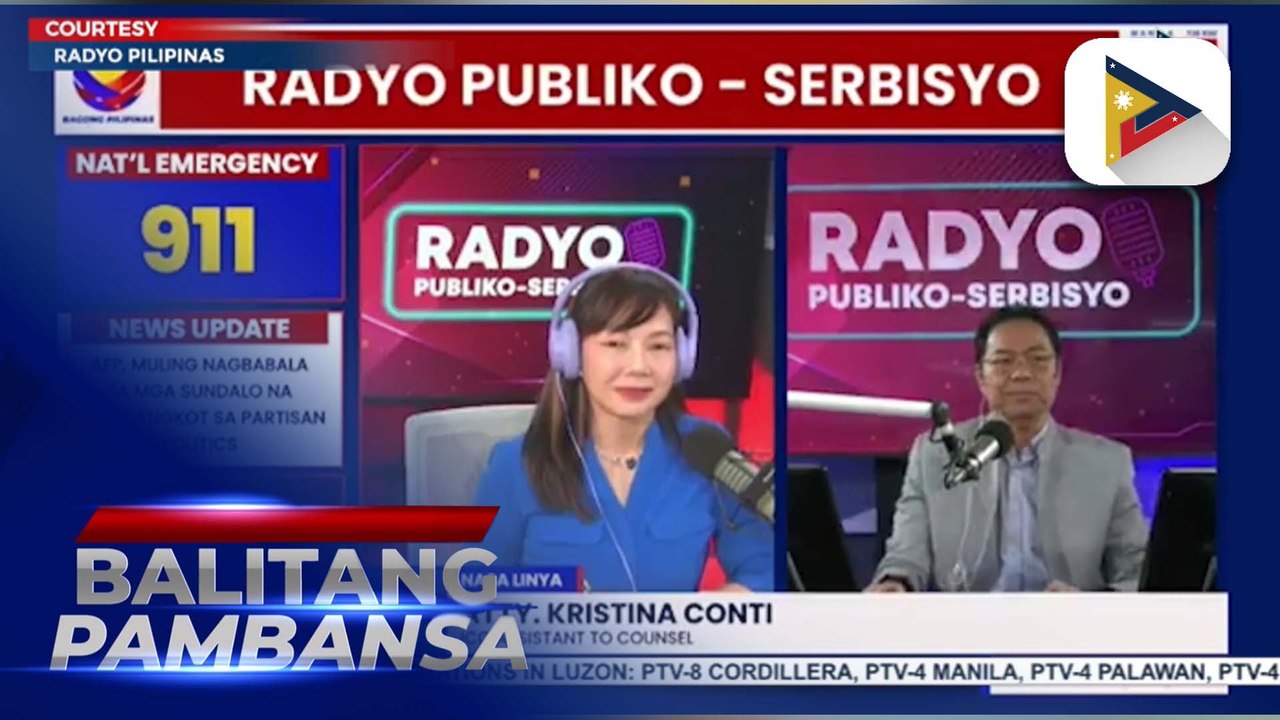 ICC Assistant to Counsel Atty. Conti, naniniwala na maaaring ma-freeze ...