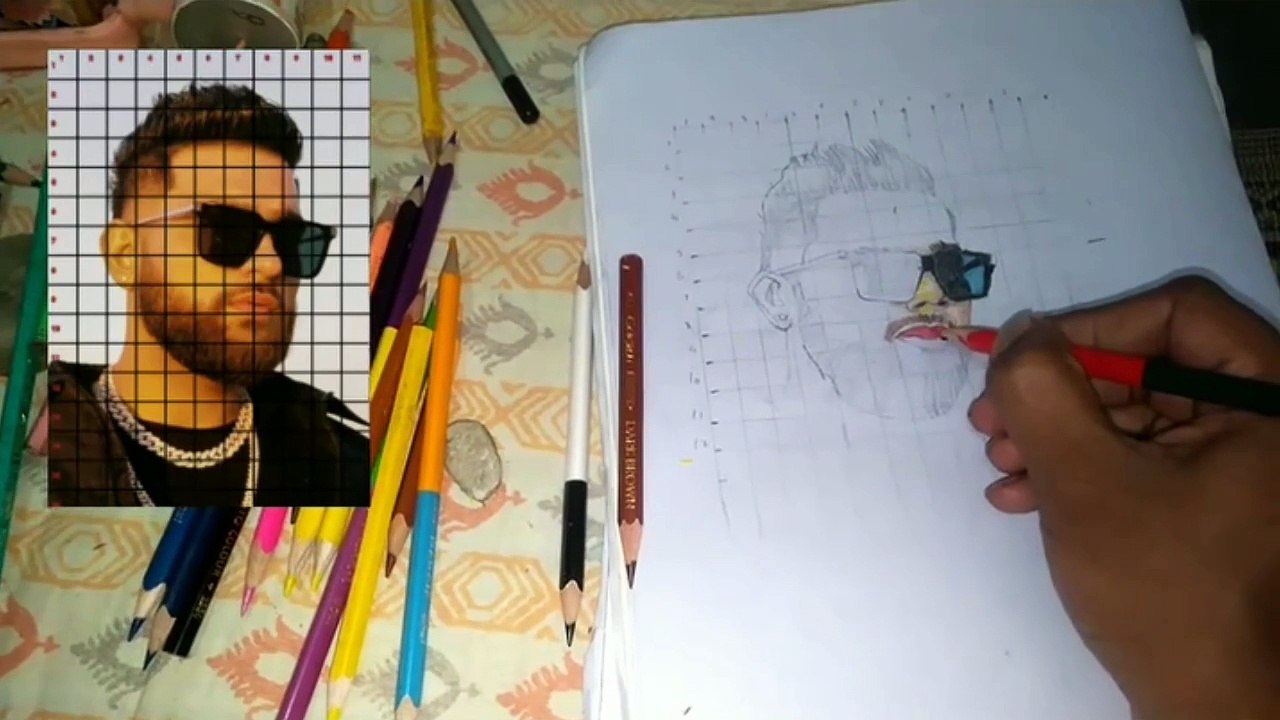 karan aujla colour pencil drawing tutorial - video Dailymotion
