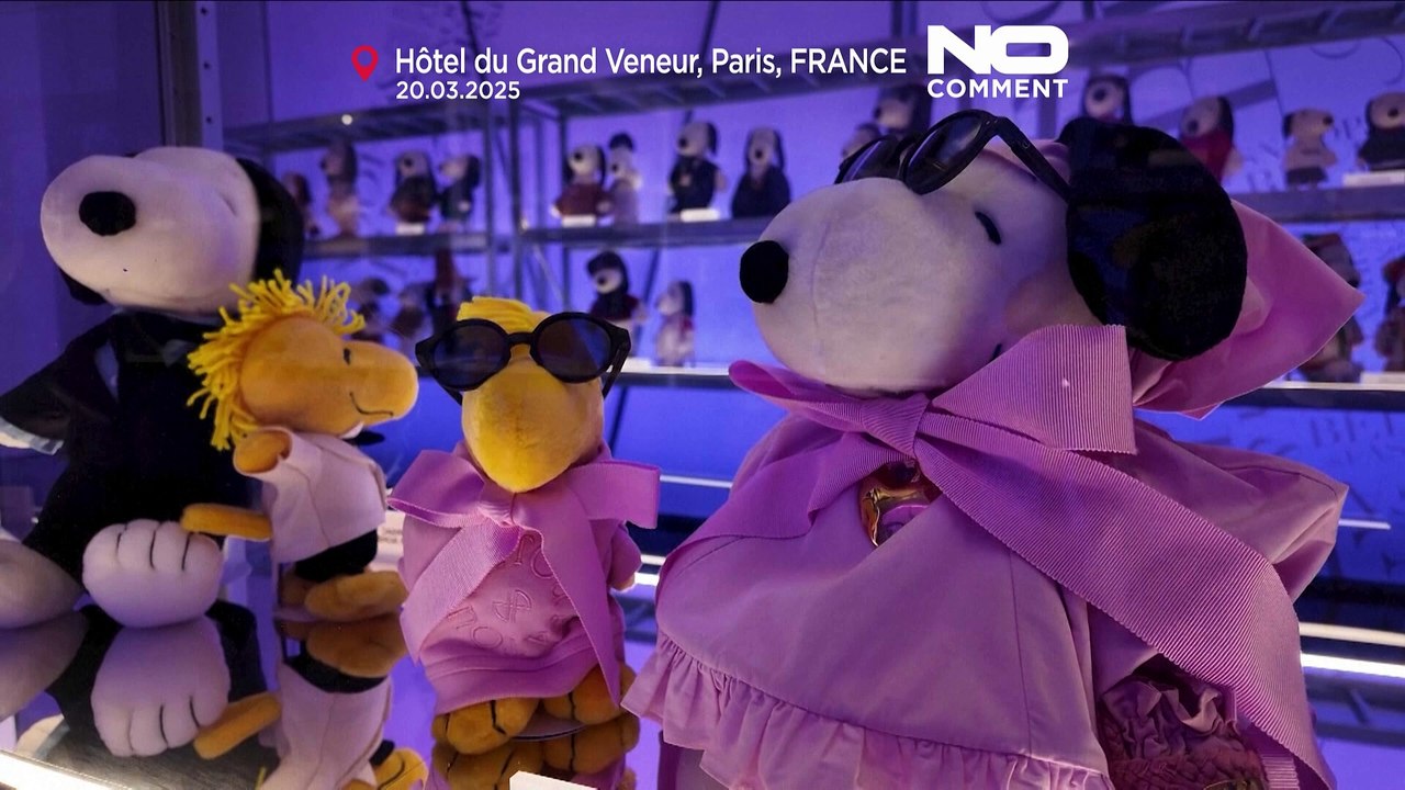 Peanuts and high fashion collide in new Snoopy exhibition in Paris ...