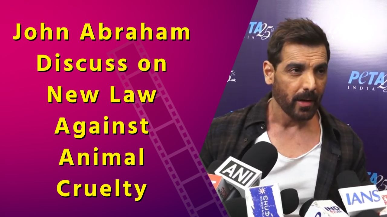 John Abraham Spotted at an Event Speaking Out on Strick Law Against ...