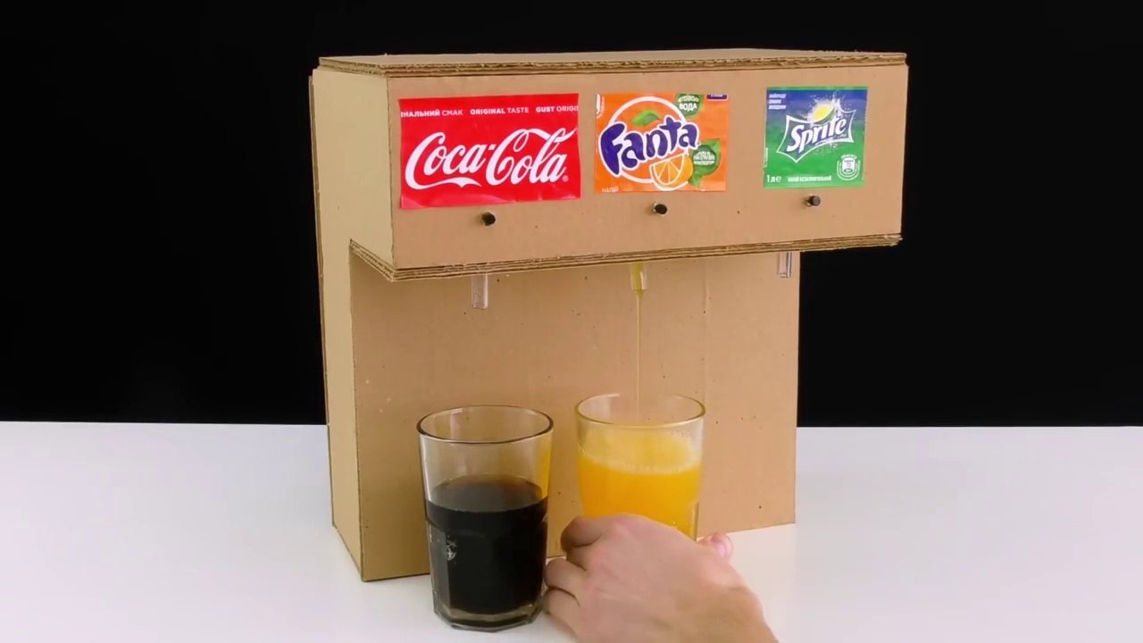 How to Make Coca Cola Soda Fountain Machine with 3 Different Drinks at ...