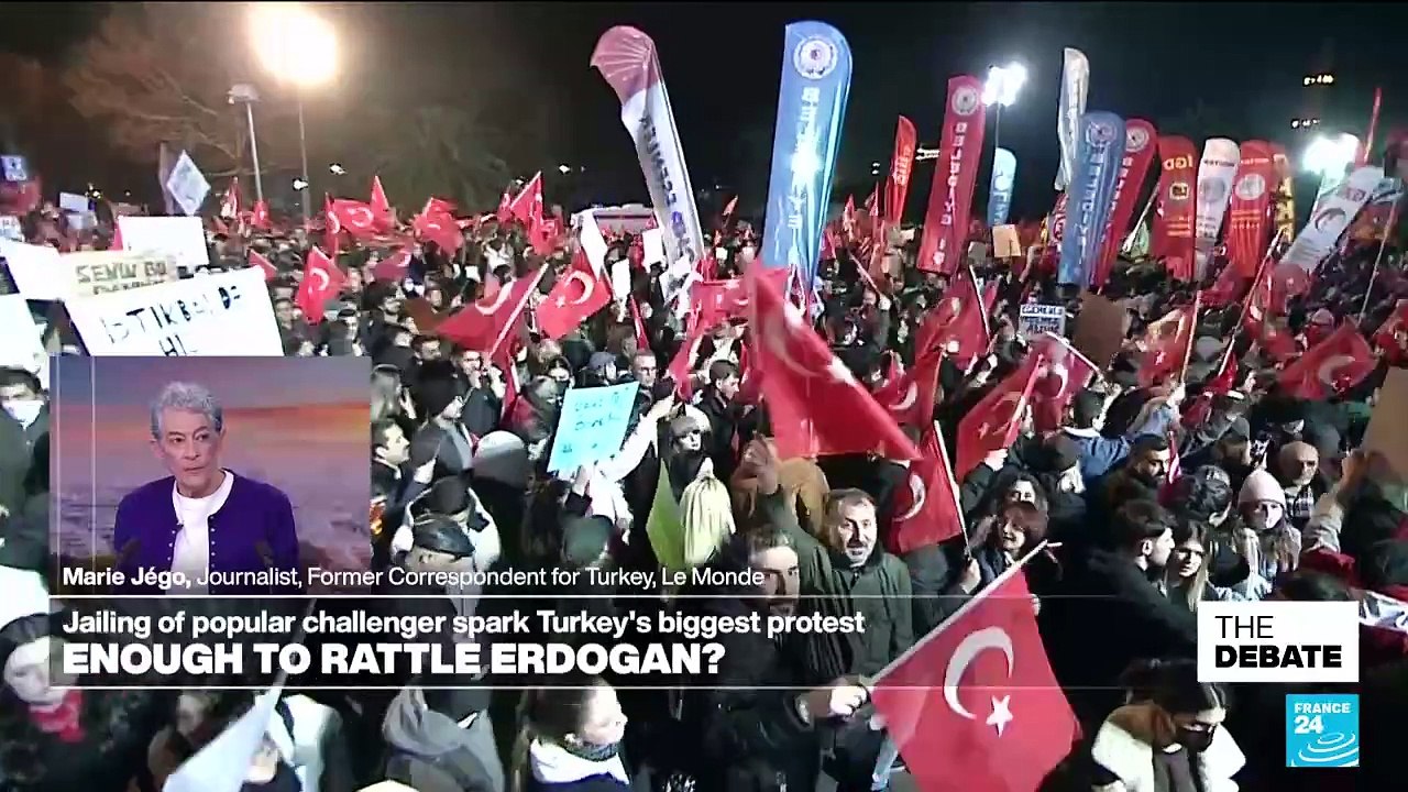 Enough to rattle Erdogan? Jailing of popular challenger sparks Turkey's ...