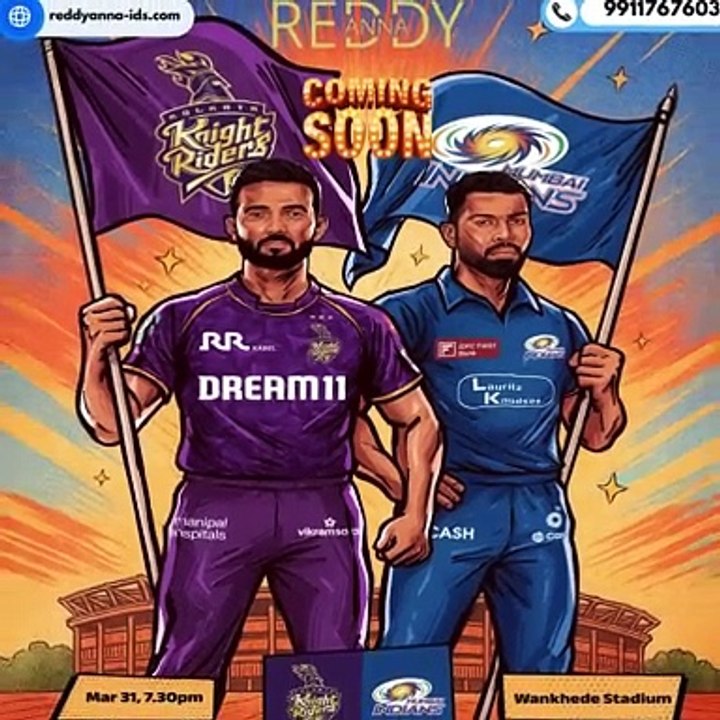 Reddy Anna ID Key Highlights from Mumbai Indians vs KKR's 12th Match ...