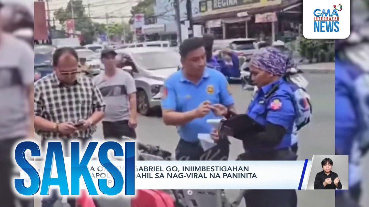 MMDA official Gabriel Go, iniimbestigahan ng Napolcom dahil sa nag ...