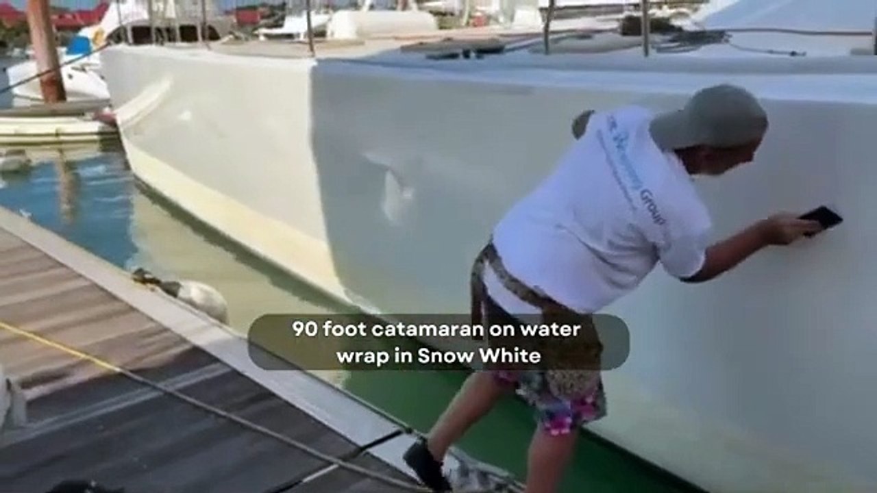 Flawless On-Water Wrap: Yacht Wrapping Group Transforms a 90-Foot ...