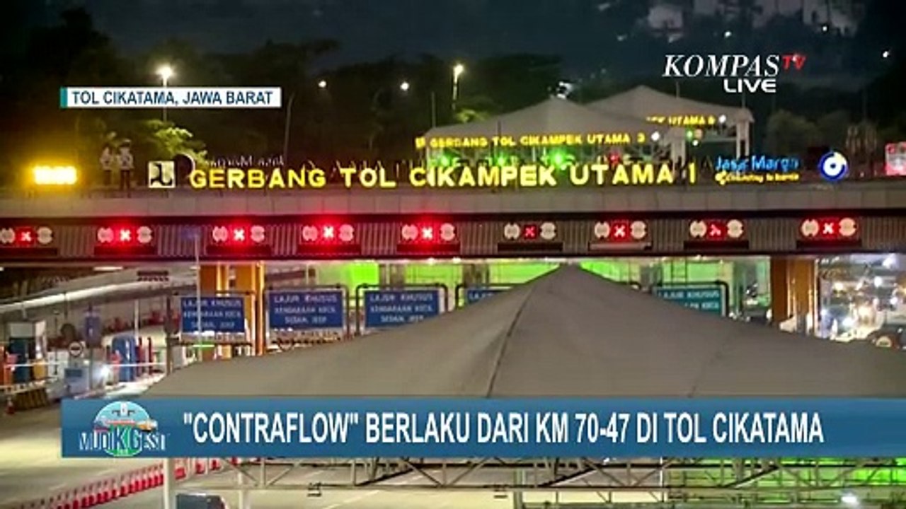 Arus Balik 3 April 2025: Sistem 'Contraflow' Diberlakukan di KM 70-47 Tol Cikatama - Video ...