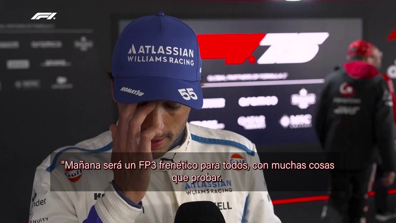 Sainz Jr.: "El sábado va a ser frenético para todos, hay mucho que ...