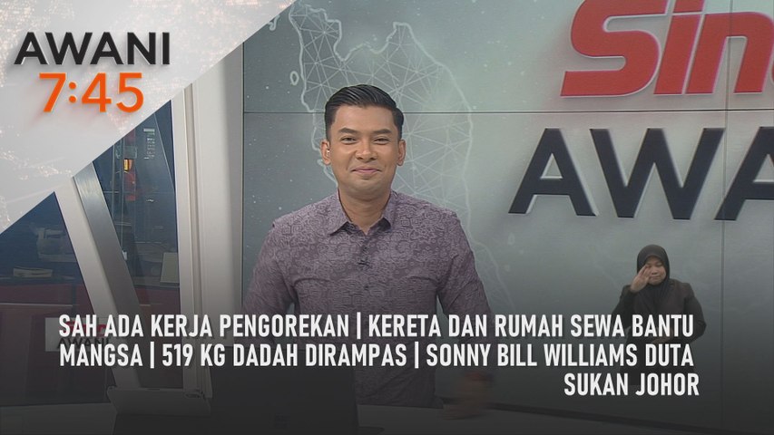 AWANI 7:45 [4/4/2025] – Sah ada kerja pengorekan | Kereta dan rumah sewa bantu mangsa | 519 KG ...