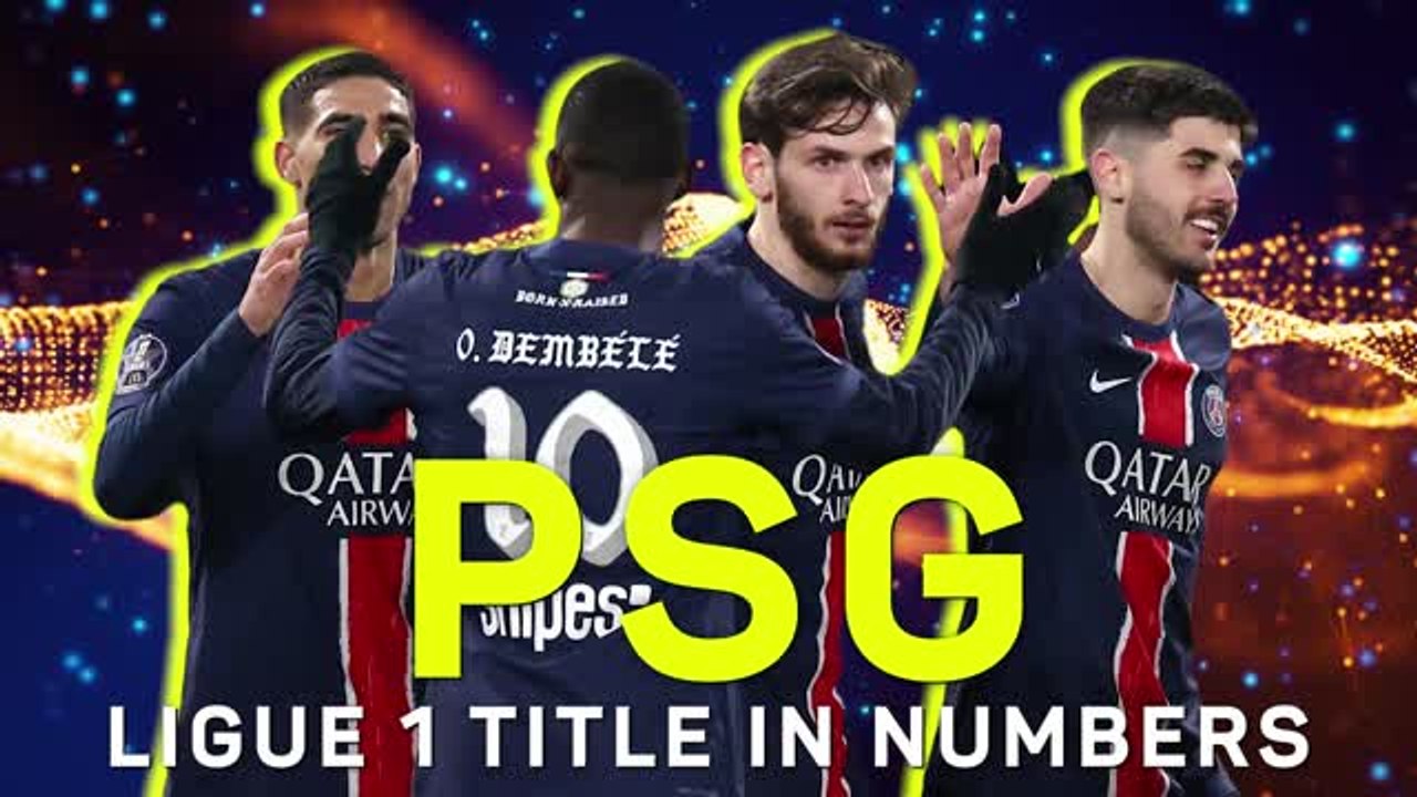 PSG's Ligue 1 Title in Numbers - video Dailymotion