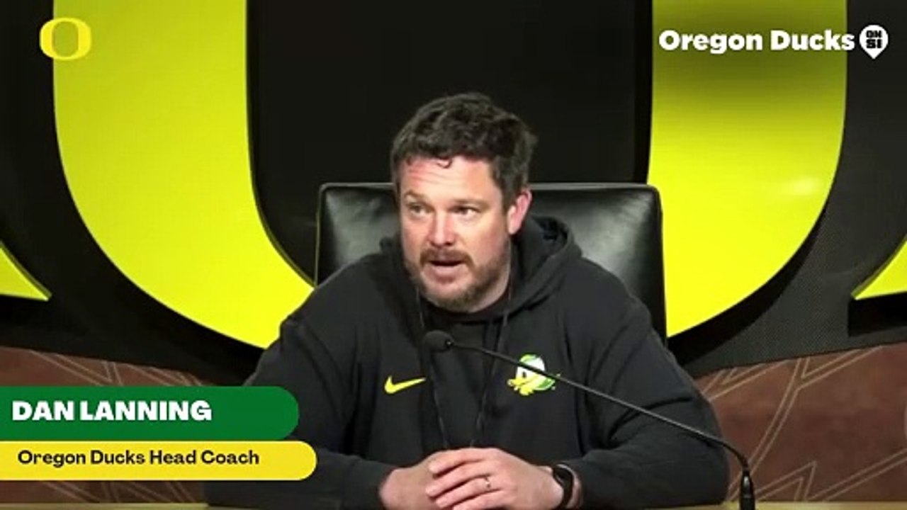 Oregon Ducks Coach Dan Lanning on the Impact of Having Matthew Bedford ...