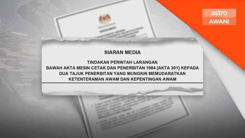 Carian mengenai topik akta-301 | Astro Awani