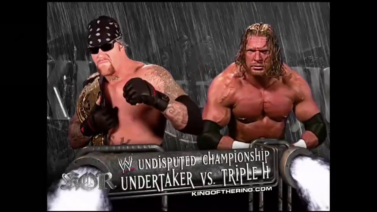 Triple H vs The Undertaker Undisputed WWE Championship Match - King Of ...
