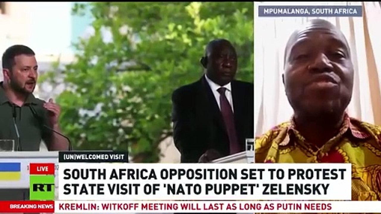 🚫 “Zelensky Should NOT Be Welcomed in South Africa” — Themba Godi SLAMS ...
