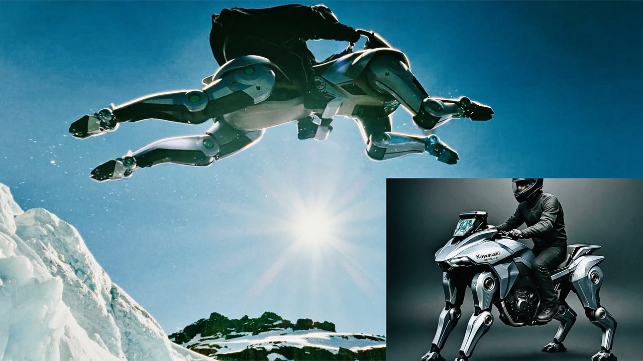 WILD TECH! - Ride This BEAST - Four Legged Robot ATV - Kawasaki CORLEO ...