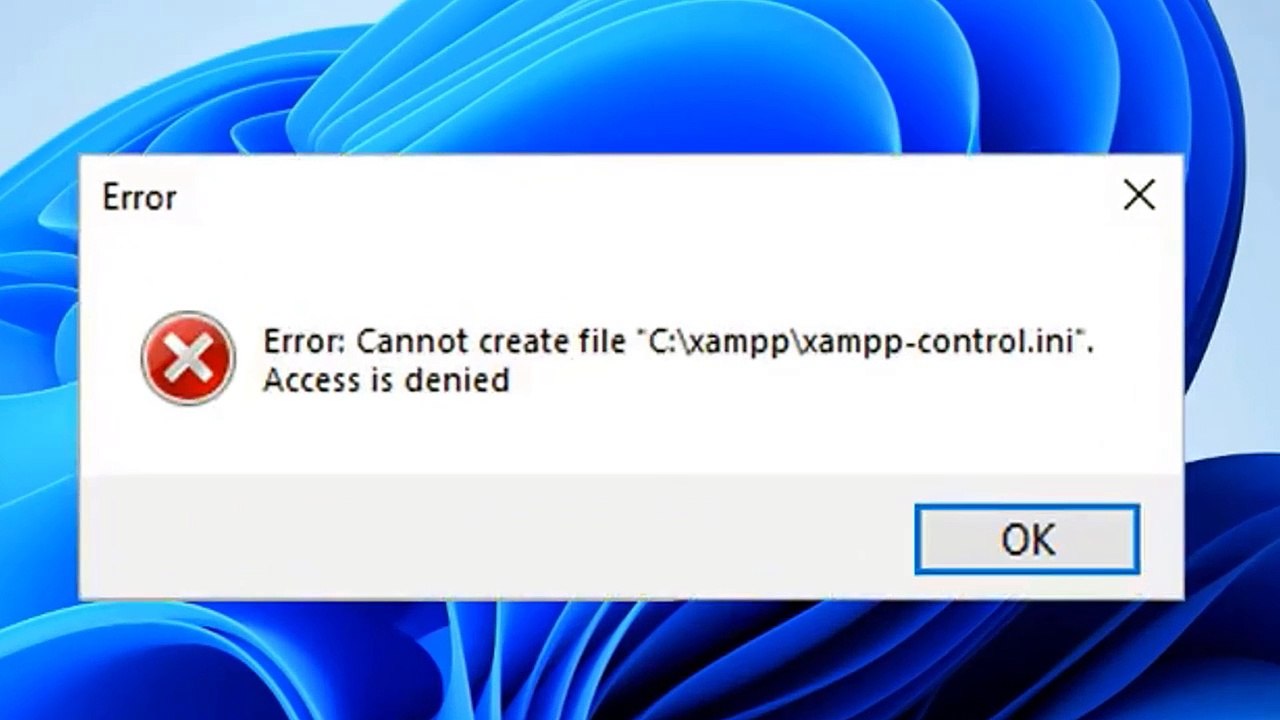 How to solve access denied problem in Xampp - video Dailymotion