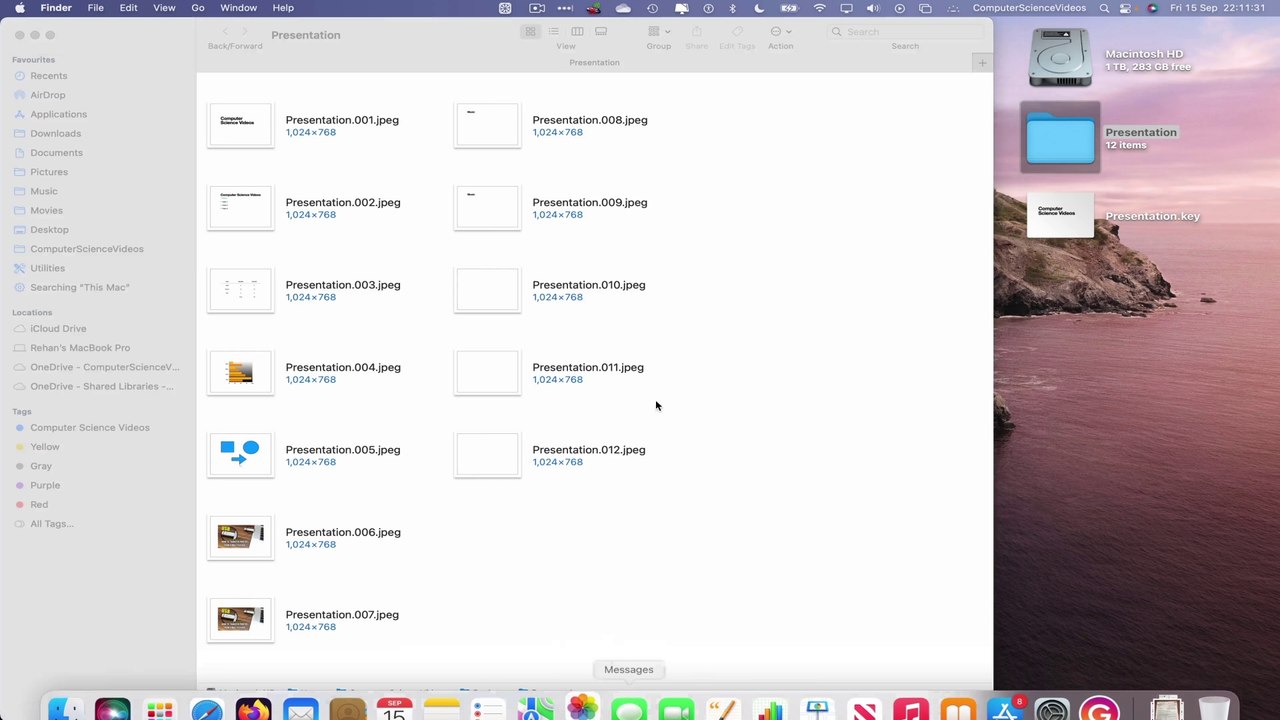 How to EXPORT Your Keynote Presentation & Then RE-IMPORT To the Photos Application Using a Mac ...