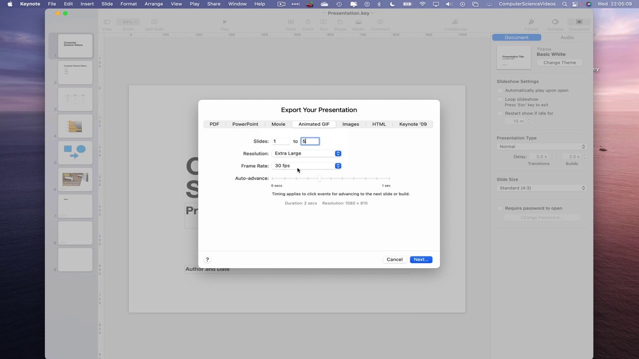 How to CONVERT Your Presentation to a Gif On Keynote Using a Mac Computer - Basic Tutorial | New ...