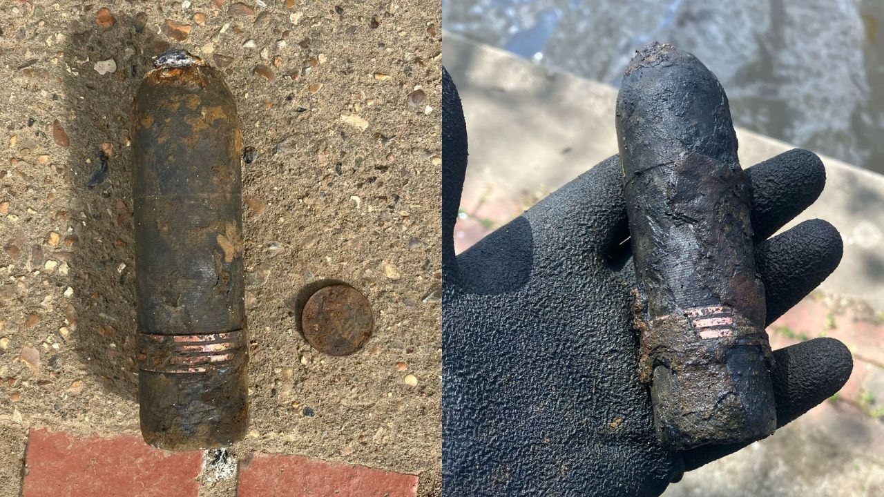 Fisher shocked to be told object he 'whacked with hammer' is WW1 ...