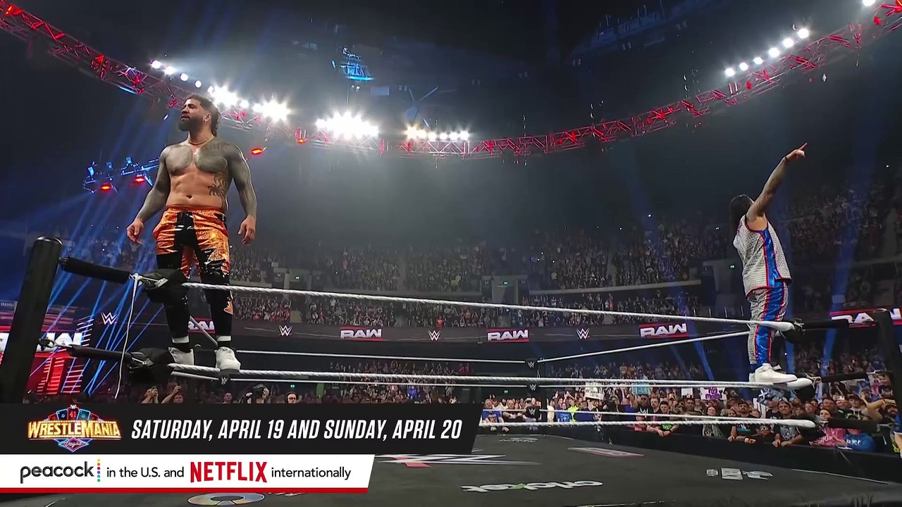 Jimmy Uso stops a Gunther attack on Jey_ Raw highlights, March 24, 2025 ...