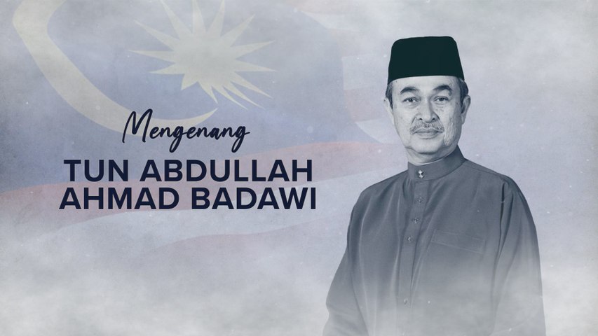 [INFOGRAFIK] Mengenang Tun Abdullah Ahmad Badawi | AWANI International