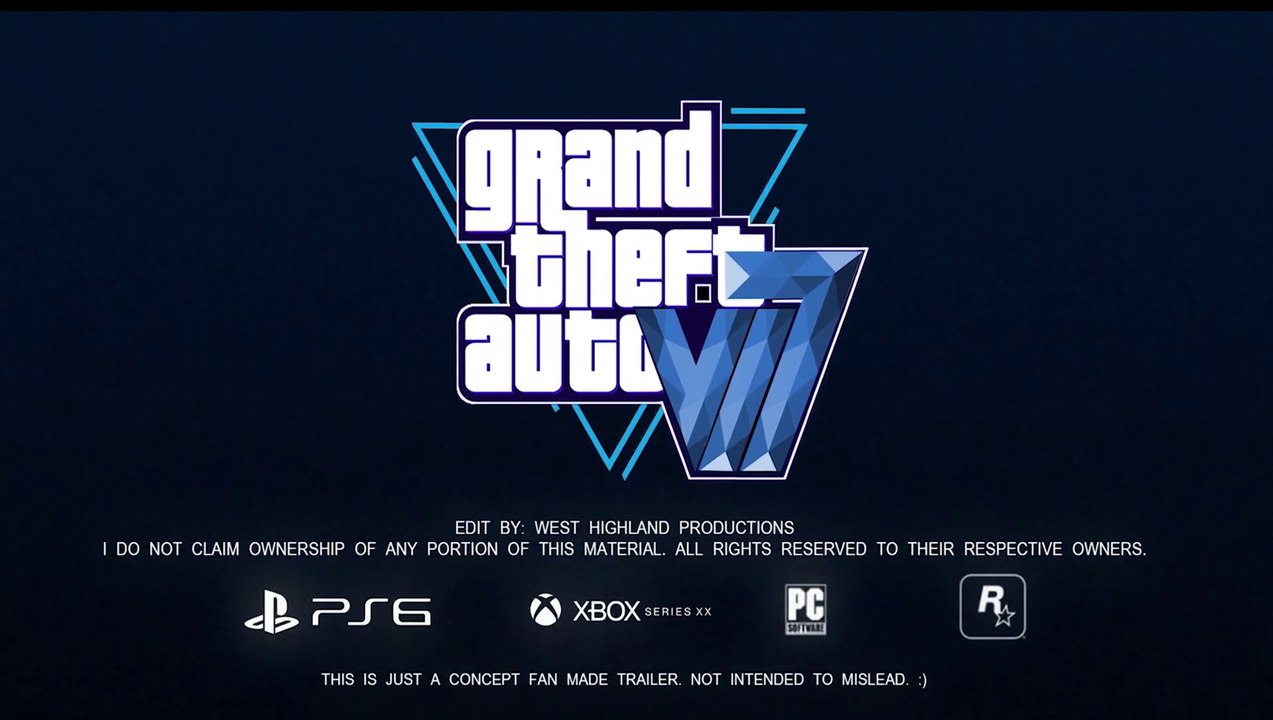 Grand Theft Auto VII - GTA 7 Trailer Before GTA VI Gansta's Paradise ...