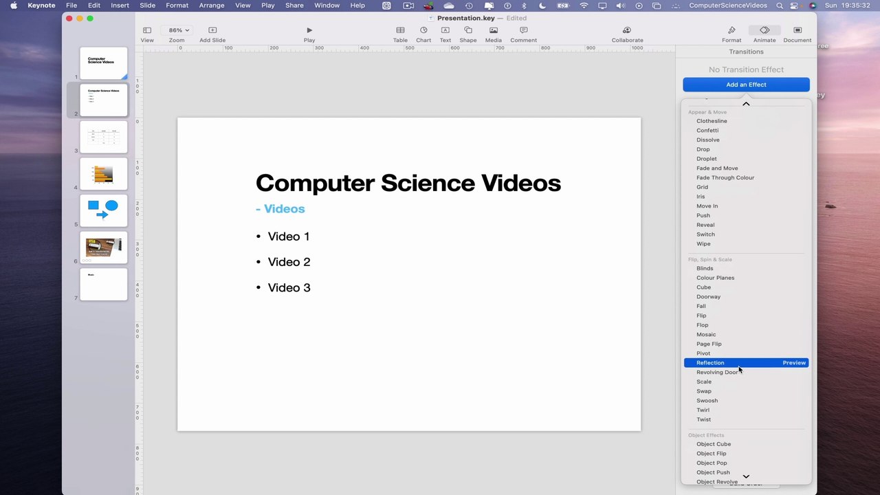 How to ADD an Effect to Your Presentation On Keynote Using a Mac Computer - Basic Tutorial | New ...