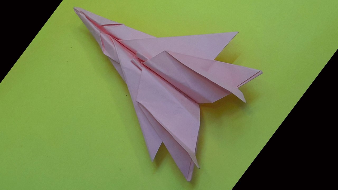 How to Make an F22 Raptor Paper Plane: Easy Origami Tutorial for ...