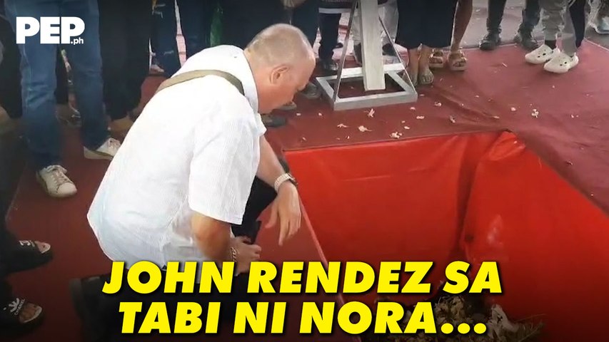 John Rendez, humabol sa libing ni Nora Aunor | PEP Hot Story