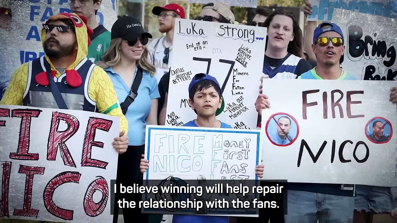 'Fire Nico' - Mavs GM Harrison grilled by reporters - video Dailymotion